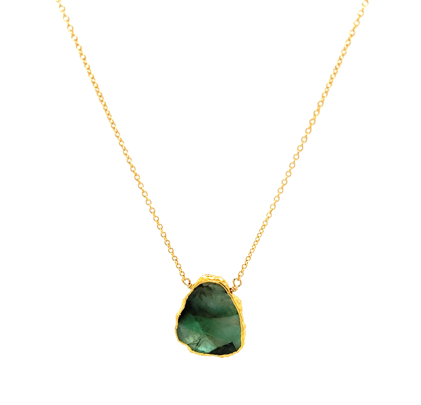 SPS BEZEL SLICES NECKLACE – Bara Boheme