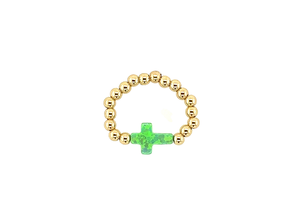 Cross Opal Ring – Bara Boheme